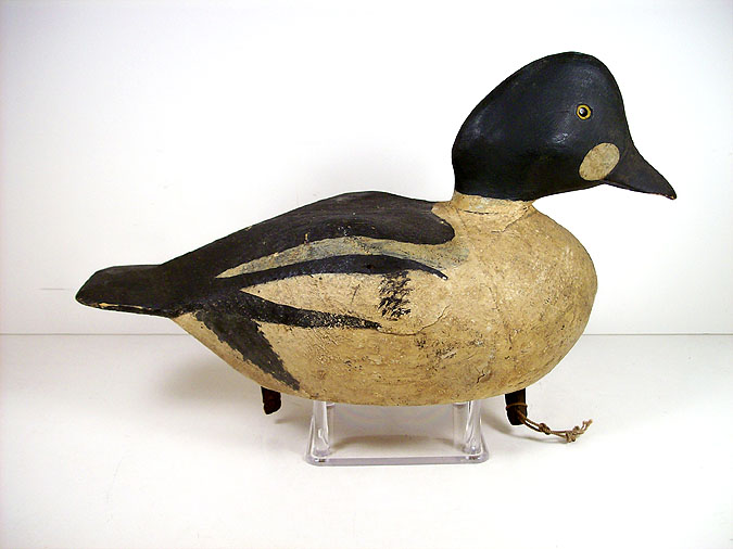 Antique Goldeneye Drake Decoy Doubleday Family Quincy Mass