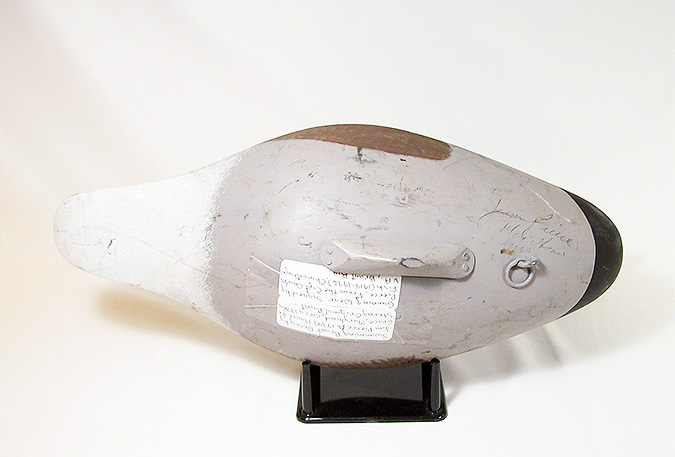 Swimming Brant Decoy by Jim Pierce from the Charles Fish Rig, circa 1980s