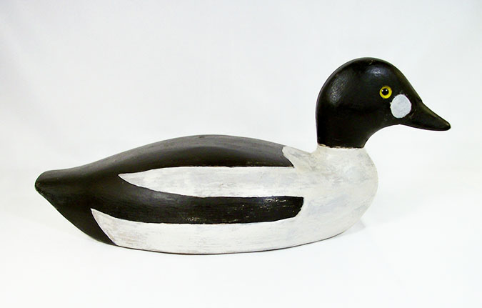 Goldeneye Drake Decoy Willaim Howard Rig, Hingham, Massachusetts