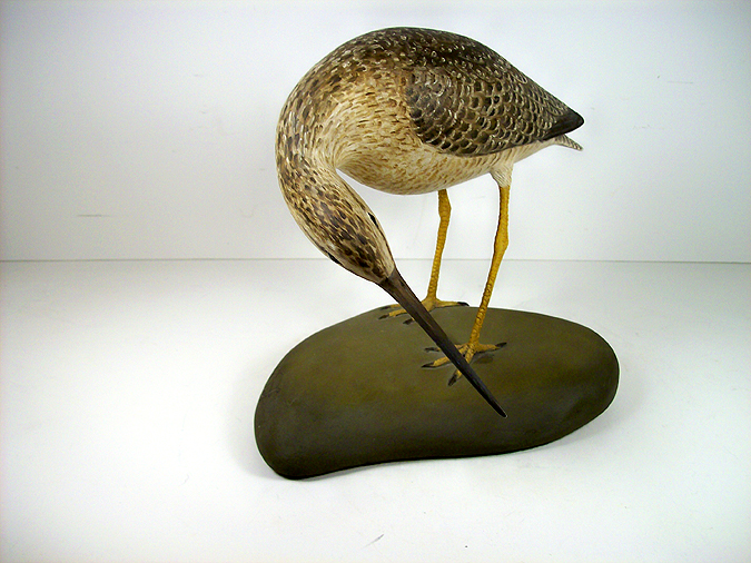 Frank Finney Yellowlegs Shorebird Decoy Virginia