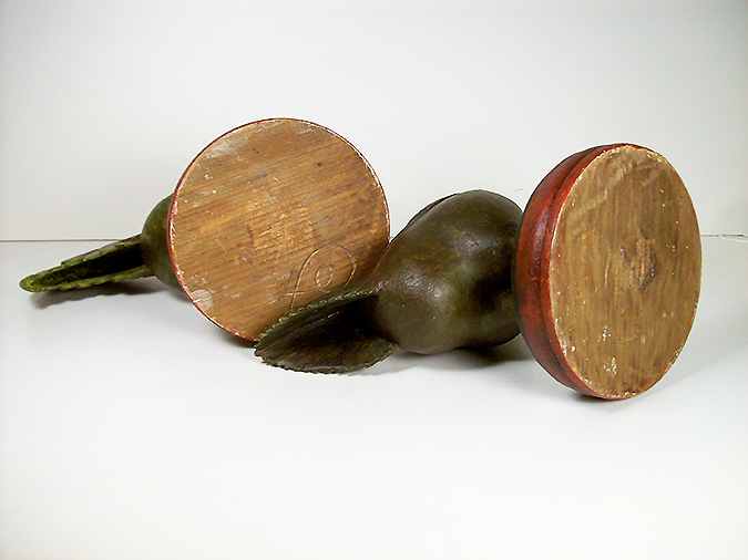 Folk Art Rooster & Hen Frank Finney Virginia Artist